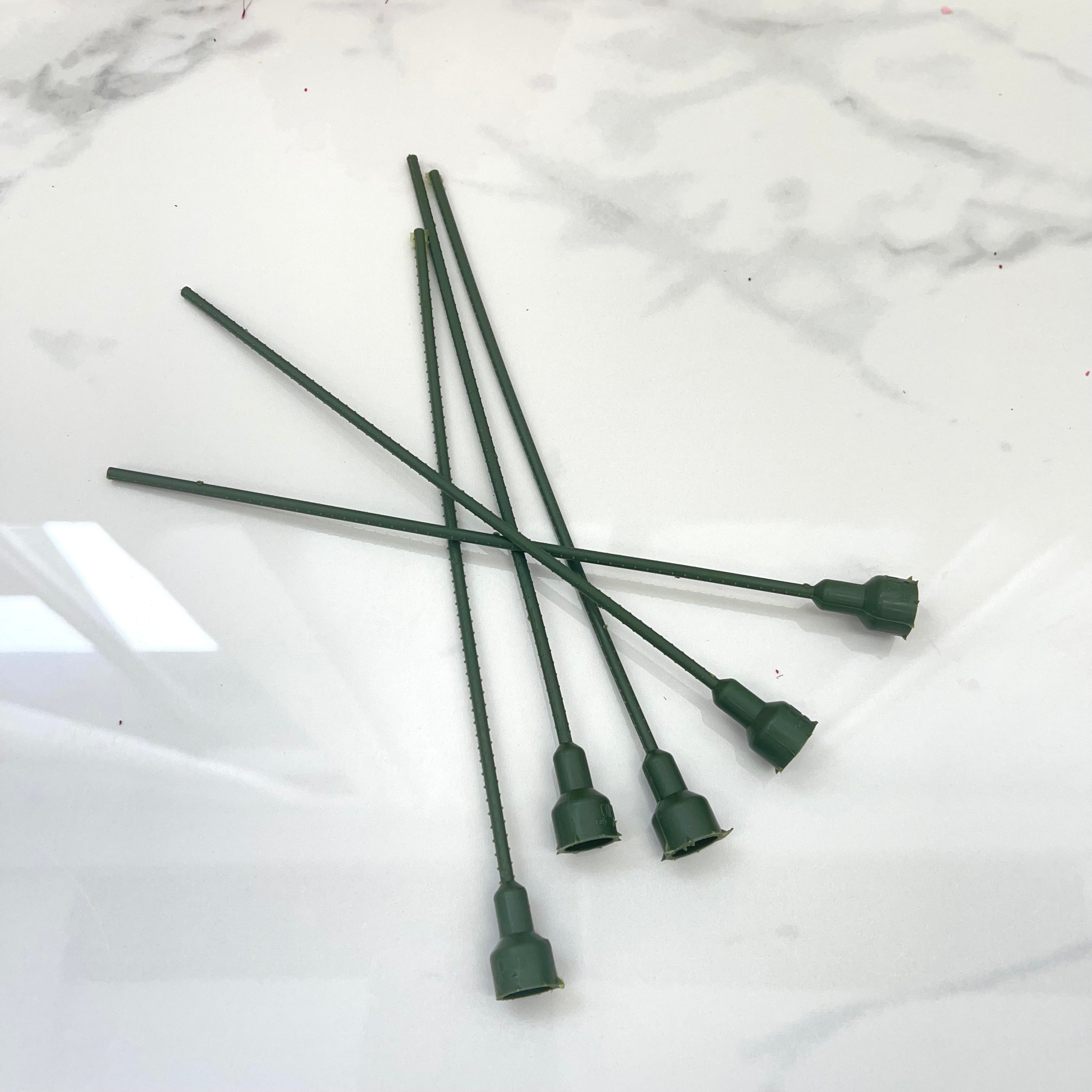 5 Plastic Stems – Floral Forest Wholesale